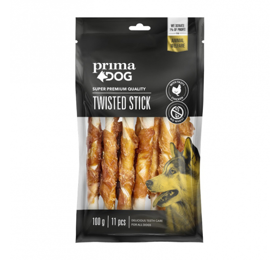 Prima Dog Chewbones Chicken & Rawhide Sticks 100gr - Gatoskilo